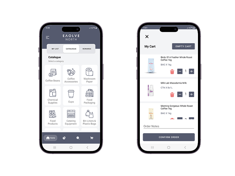 Evolve North Coffee Roasters App - Evolve North